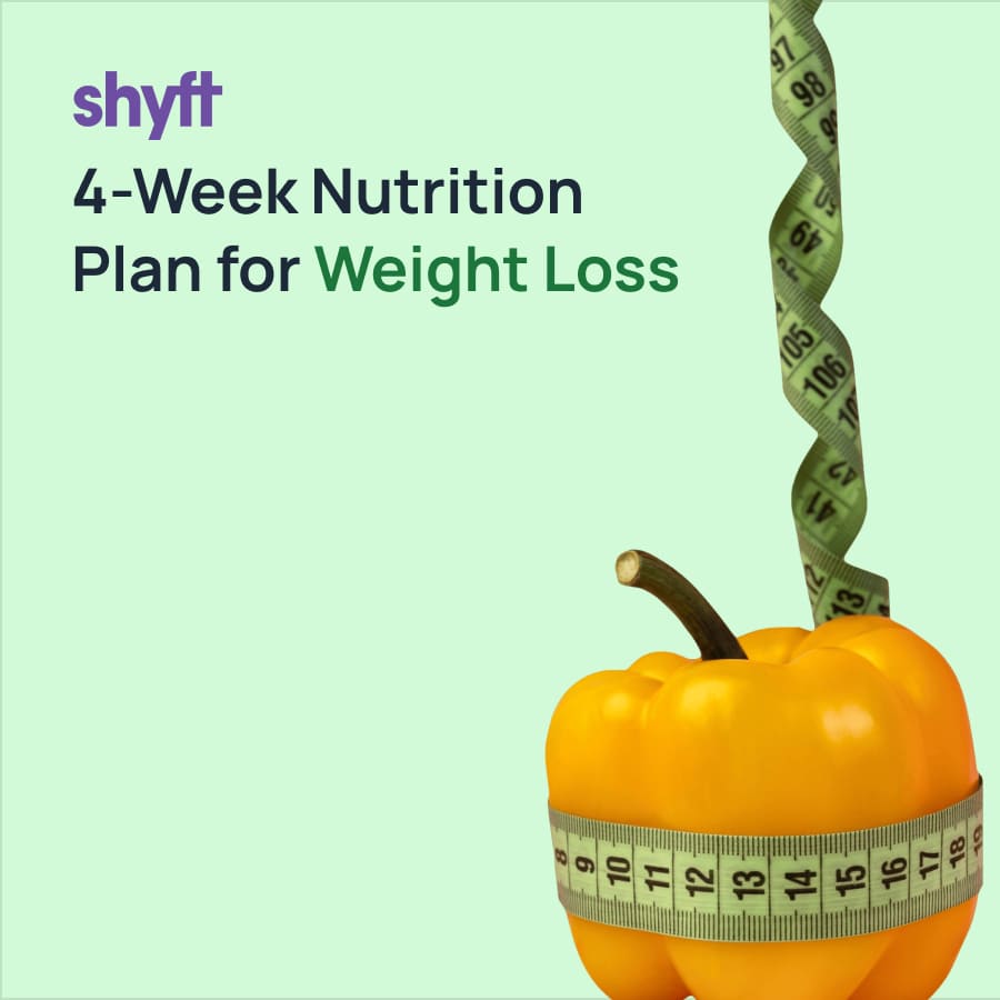 3 Month nutrition,diet weight loss program with Shyft health